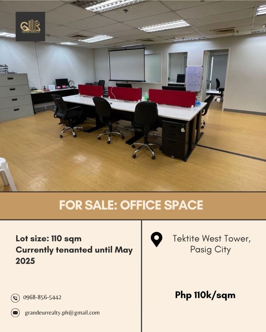 For Sale: Office Space located at Tektite West Tower, Exchange Road ...