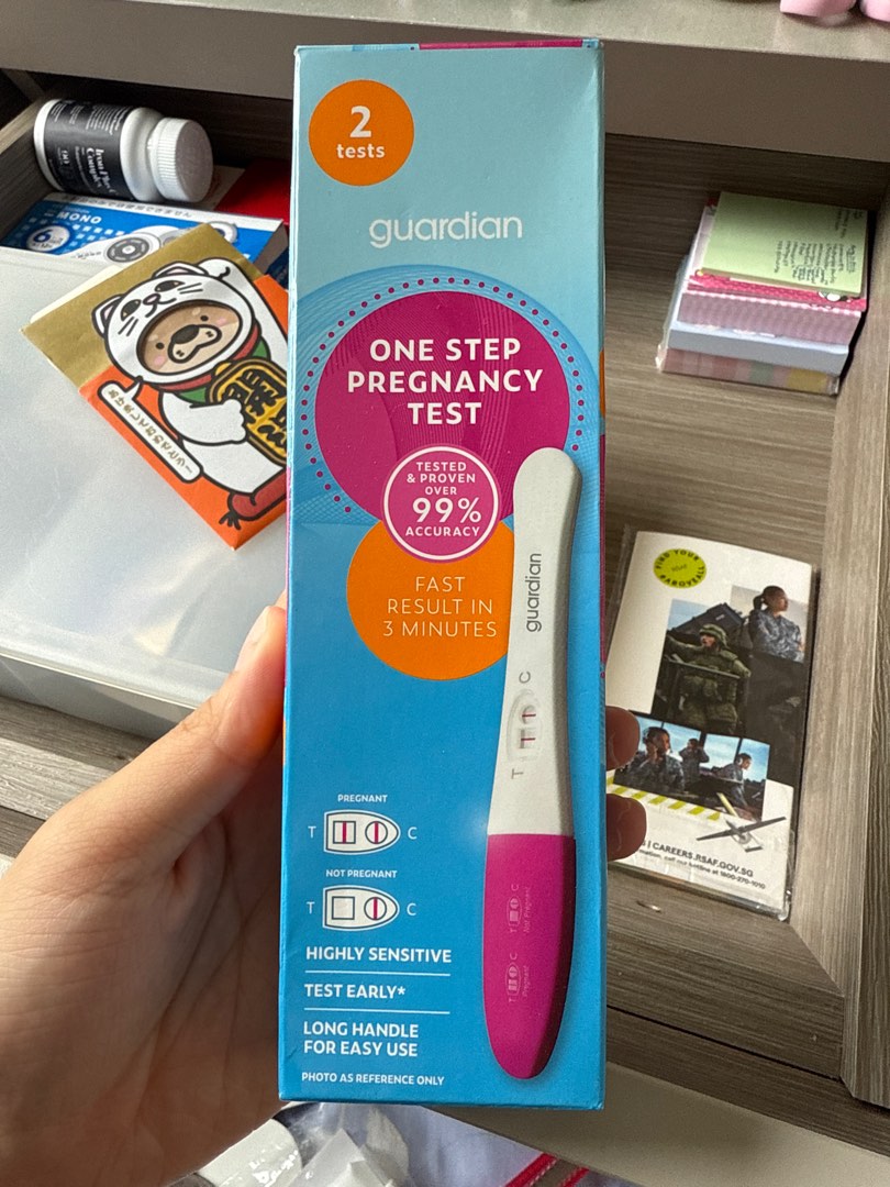 Guardian One Step Pregnancy Test - 1 Tests, Health & Nutrition, Medical ...