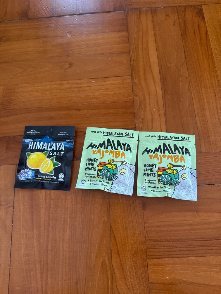 Himalaya salt mint candy lemon flavour, 嘢食 & 嘢飲, 包裝食物&即食食物 - Carousell
