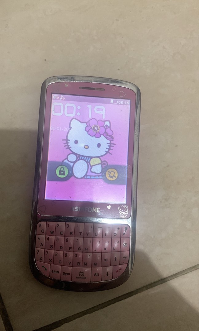 HP JADUL ASIAFONE HELLO KITTY PINK, Telepon Seluler & Tablet, Ponsel ...
