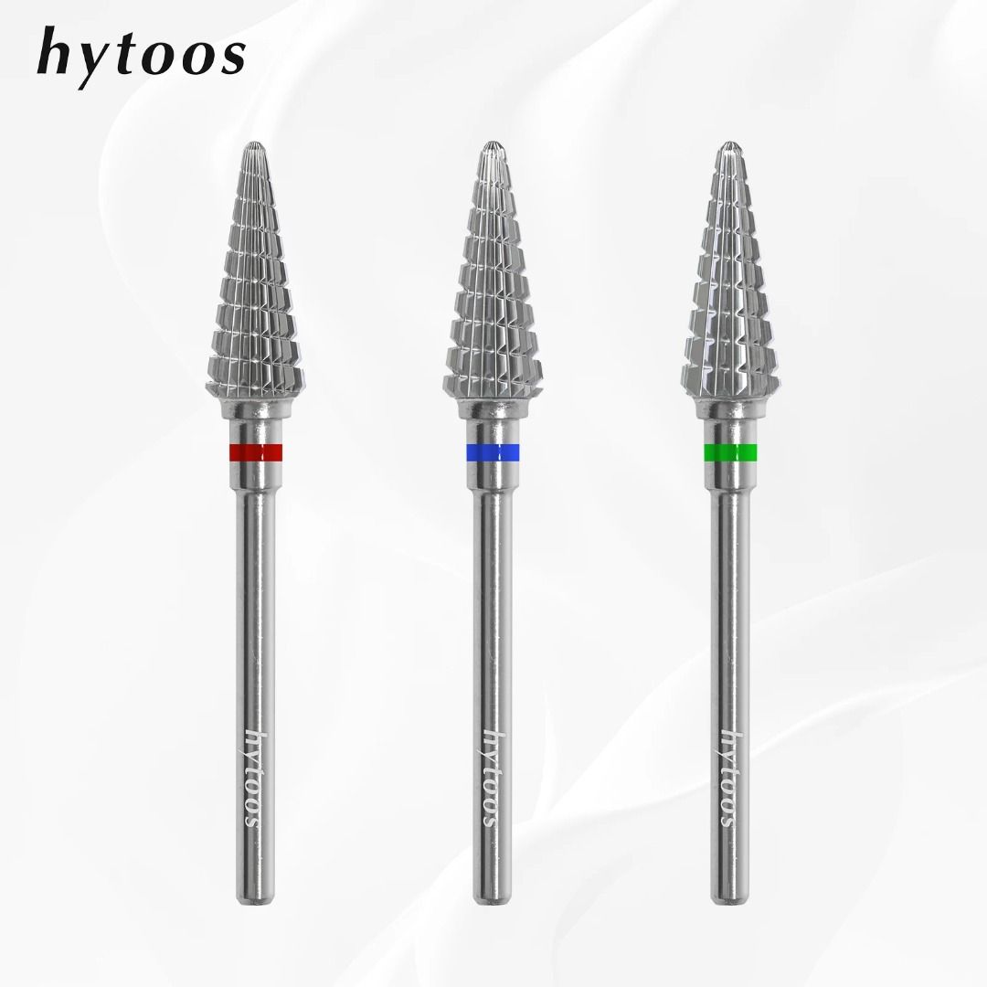 HYTOOS Two-way Cone Nail Drill Bits 15mm Taper Carbide Nail Bit ...