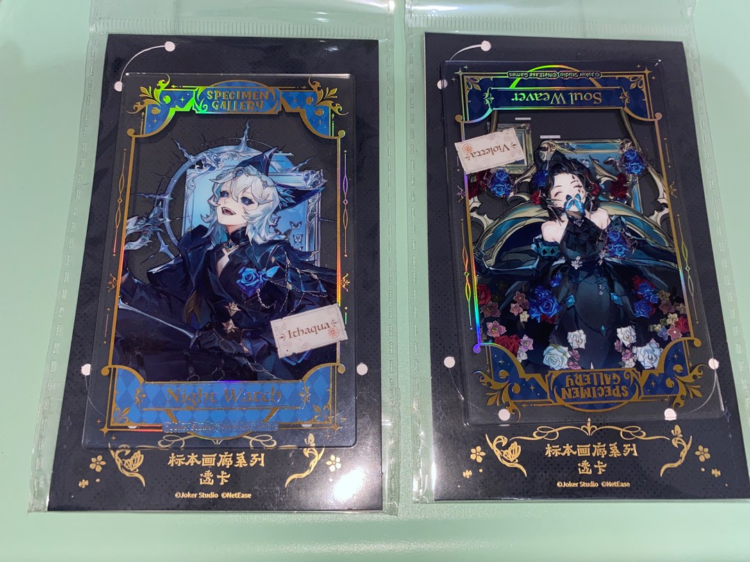 Idv Specimen Gallery Acrylic card Ithaqua Violetta, Hobbies & Toys ...