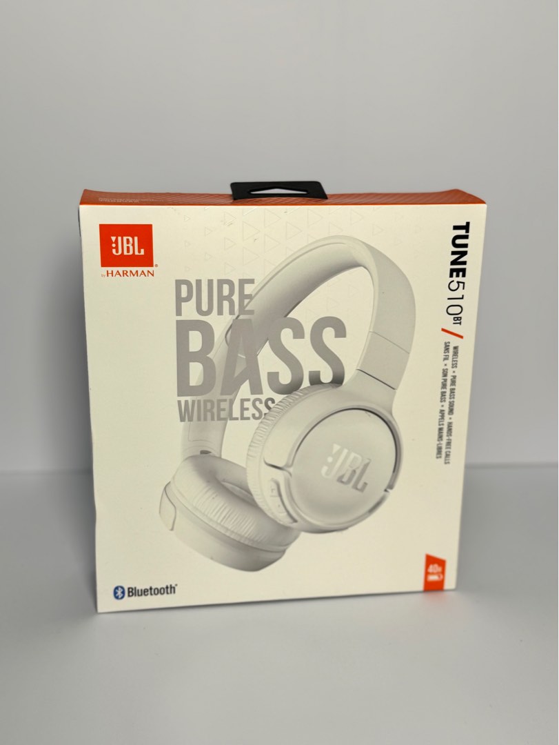 JBL PURE BASS WIRELESS IN WHITE, Audio, Headphones & Headsets on Carousell