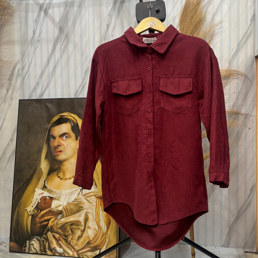 Kemeja corduroy kemeja merah corduroy kemeja panjang kemeja kerja ...