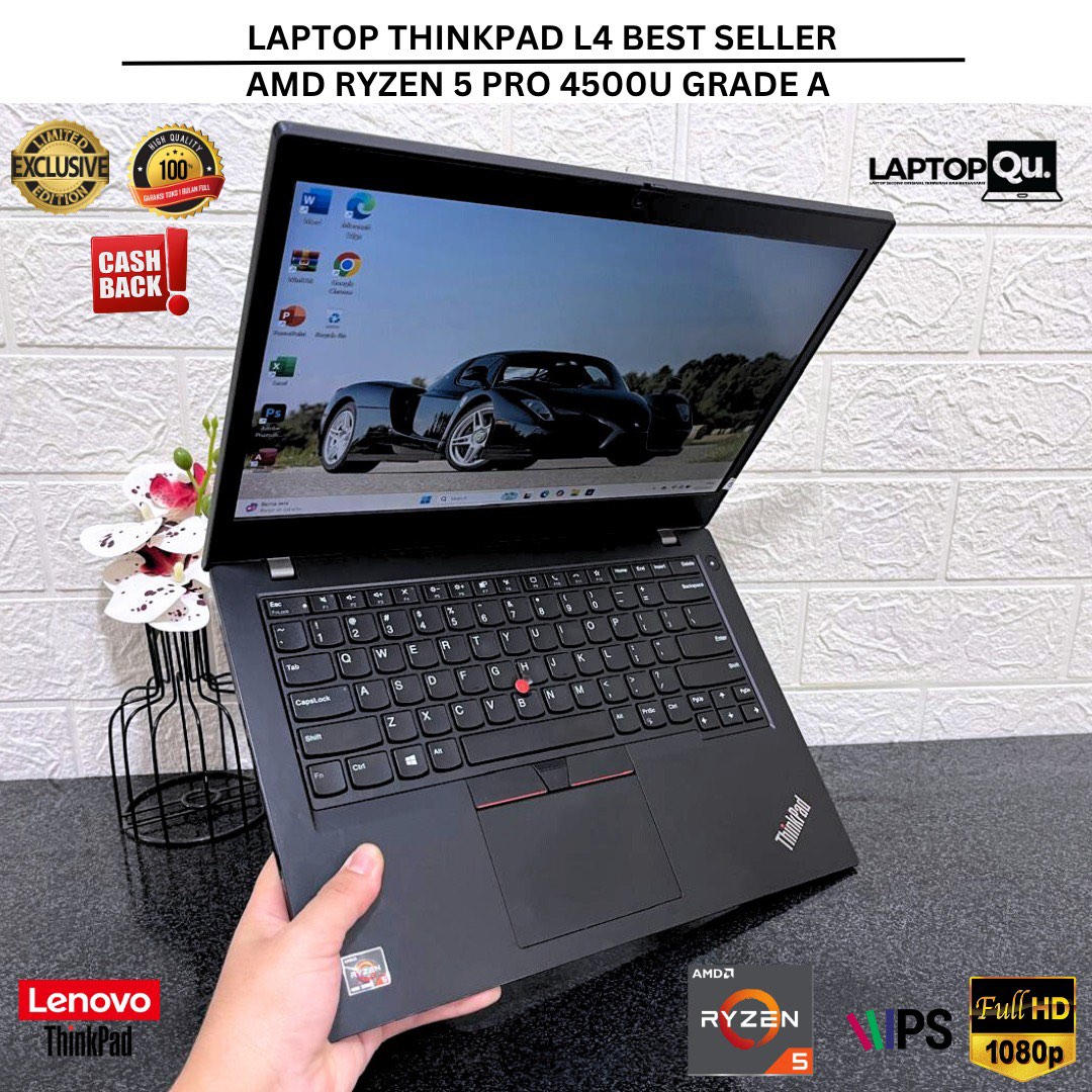 LAPTOP GAMING THINKPAD L14 AMD RYZEN PRO 5 4500U RAM 16GB/SSD 512G ...