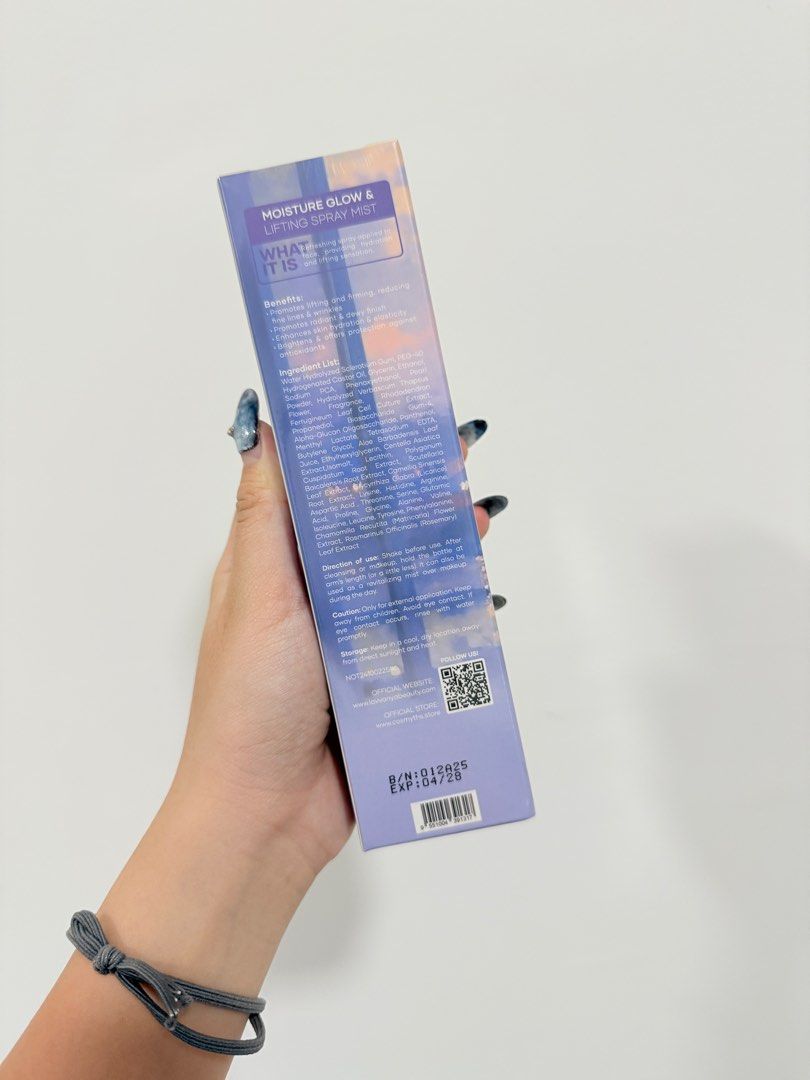 LAVVANYA x Mek Dinda Moisture Glow & Lifting Spray Mist 100ml, Beauty ...