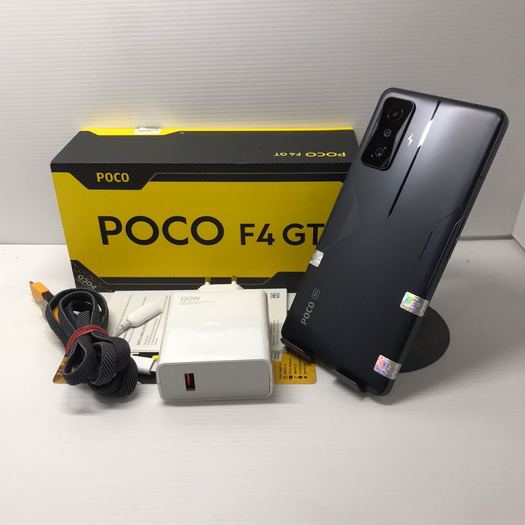 LIKE NEW FULLSET XIAOMI POCO F4 GT 5G BLACK 12/256 NO MINUS MULUS ...