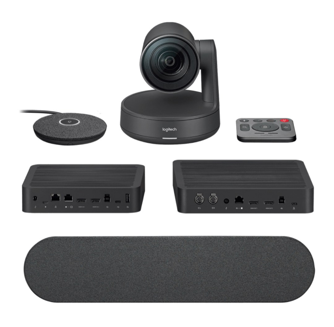 Logitech Rally Plus Video Conferencing Camera System 專業級全功能會議組合, 電腦＆科技 ...