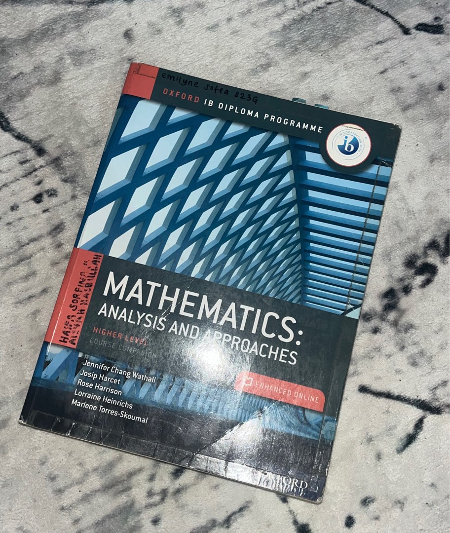 Math AA HL IB, Hobbies & Toys, Books & Magazines, Textbooks on Carousell