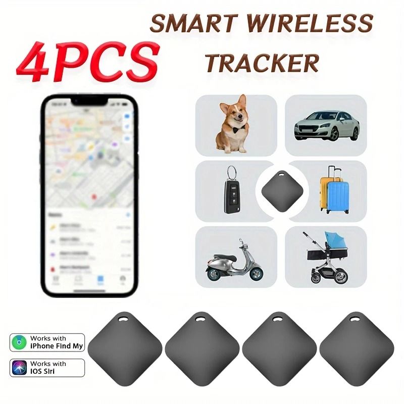 Mini GPS Locator Tracker Air tag Tracking Anti-Lost Device Locator ...