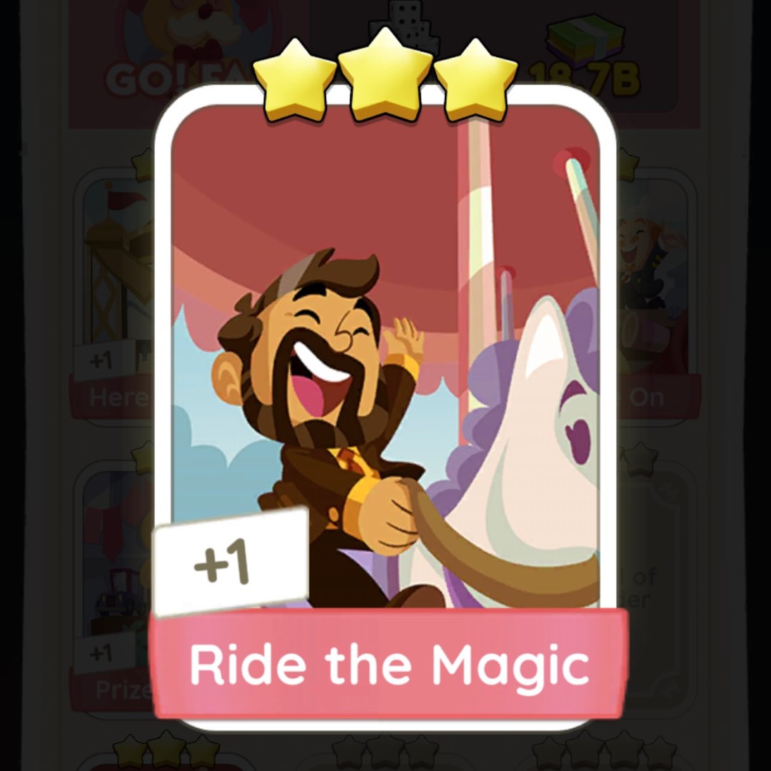 MonopolyGO Monopoly Set 9 Ride the Magic, Video Gaming, Gaming ...