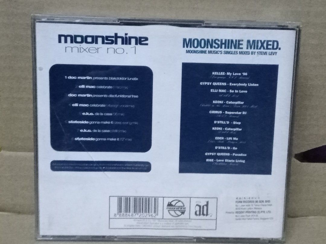 Moonshine Mixer No.1 Original CD, Hobbies & Toys, Music & Media, CDs ...