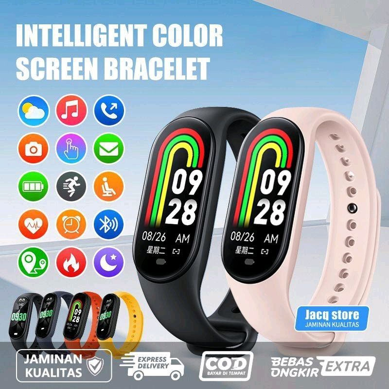 NEW Smartband 8 – All-in-One Health Tracker | Sleek Watch for Fitness ...