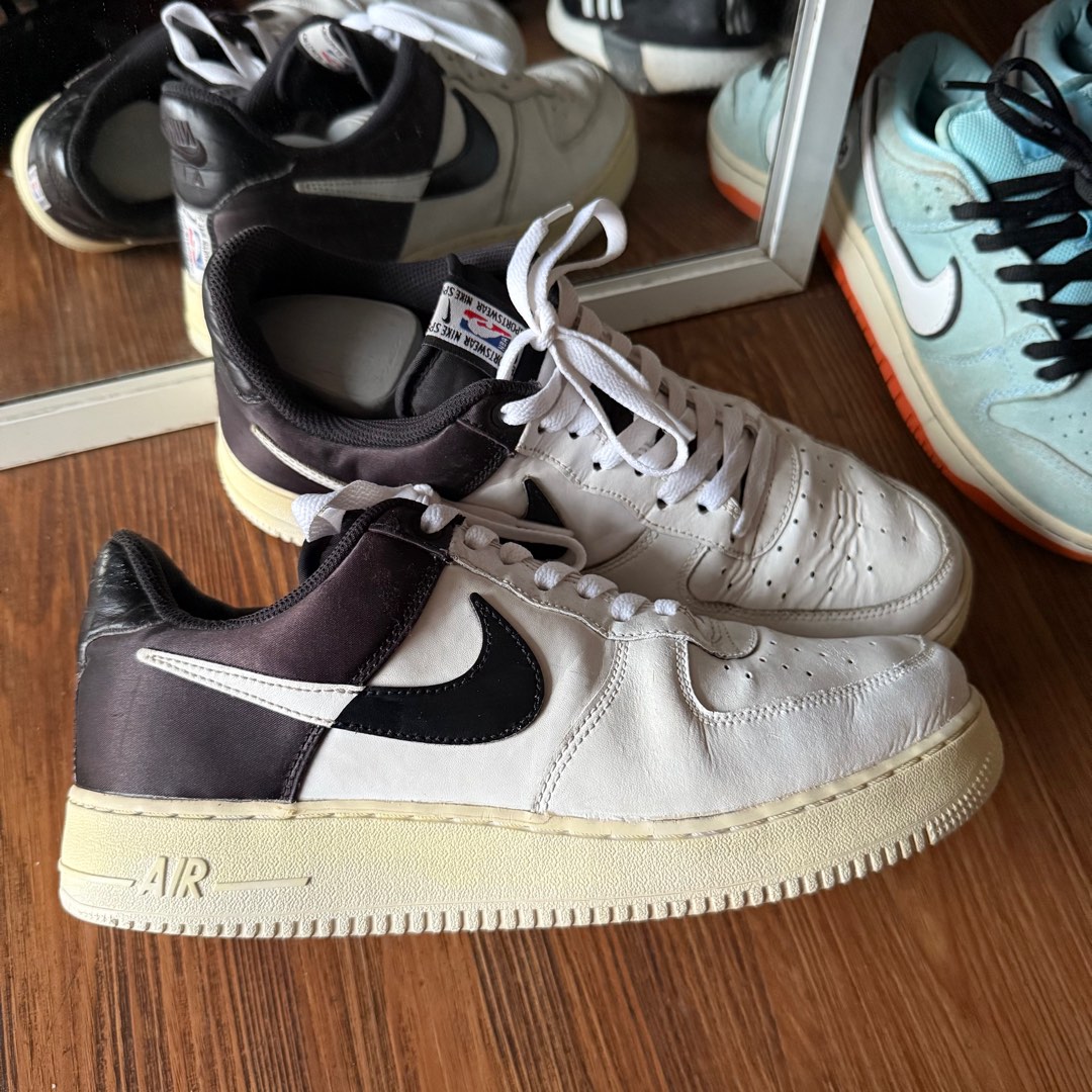 Nike Air Force 1 low x Nba white black casual original murah spesial ...