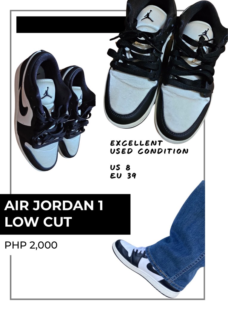 Nike Air Jordan Low Cut, Women's Fashion, Footwear, Sneakers on Carousell