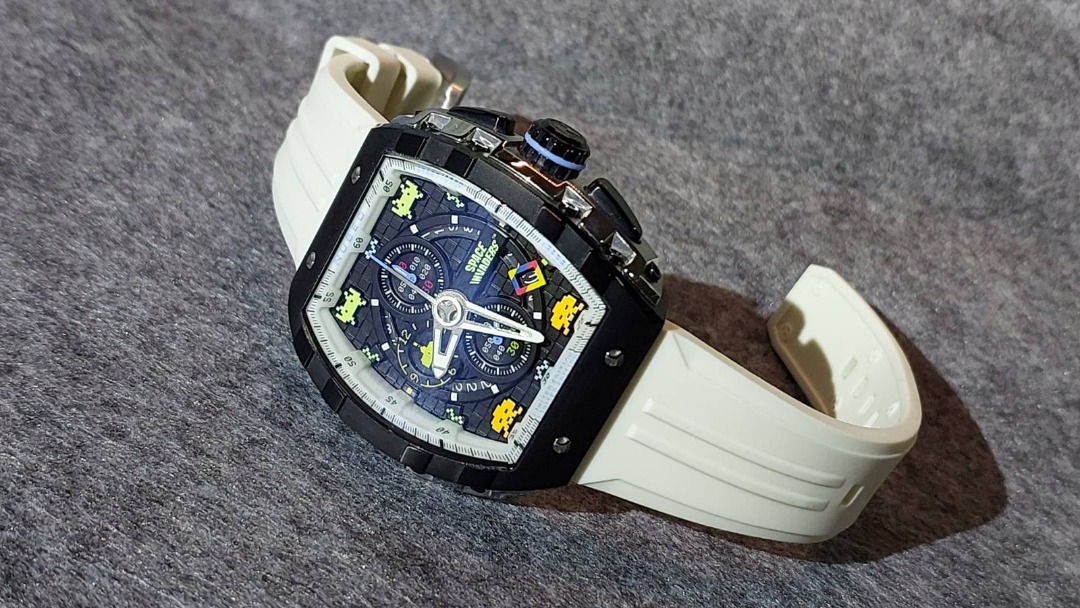 Nubeo Space Invaders Spaceship White LE, Luxury, Watches on Carousell