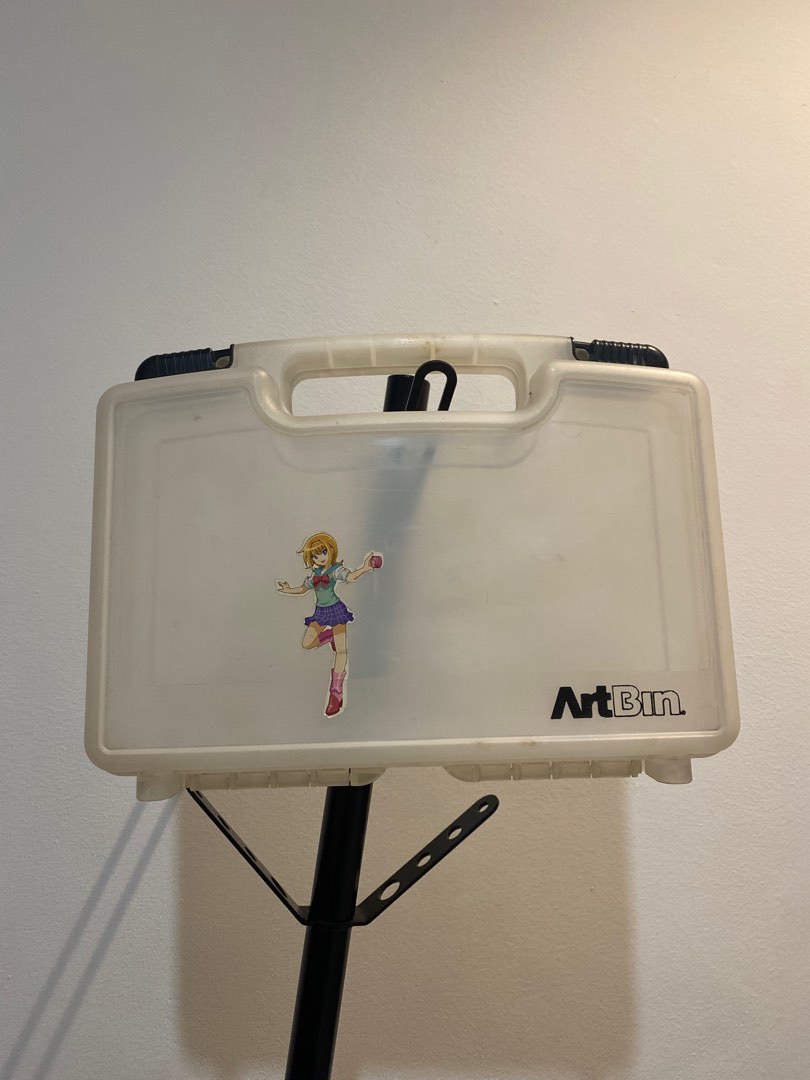 Plastic Brief Case - Art Bin Container Box, Fesyen Pria, Tas & Dompet ...