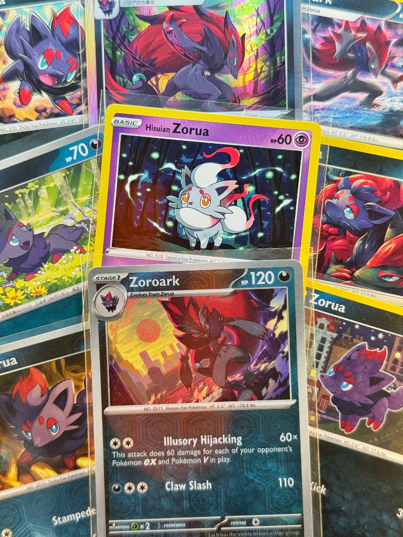 Pokemon Cards - Pokemon #0570 Zorua, Zoroark, Hobbies & Toys, Toys ...