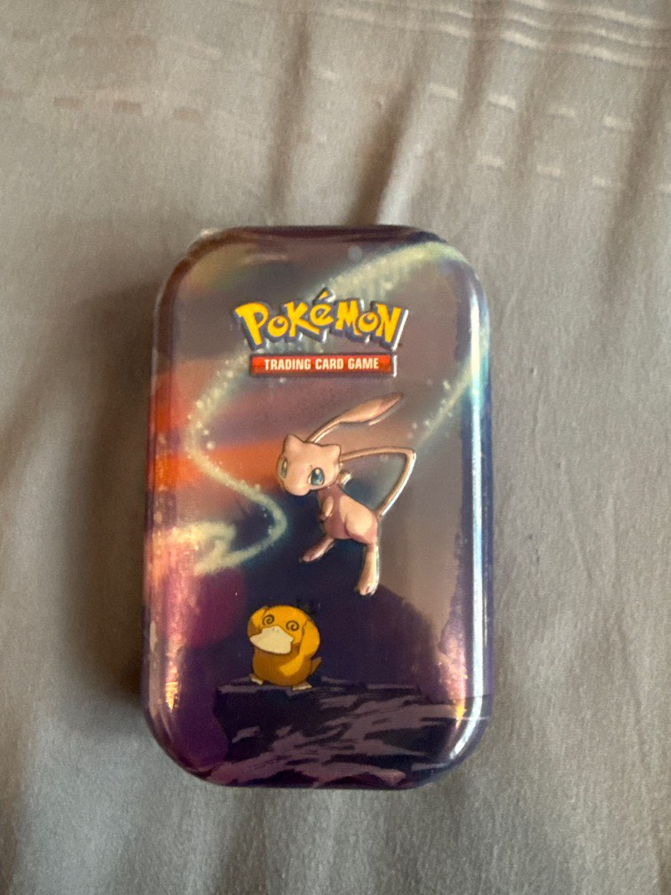 Pokemon Mew Mini Tin L24, Hobbies & Toys, Toys & Games on Carousell