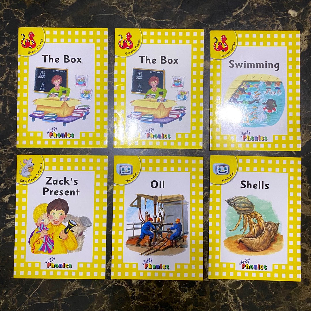 Preloved | Yellow Jolly Phonics set of 19 Books, Hobbies & Toys, Books ...