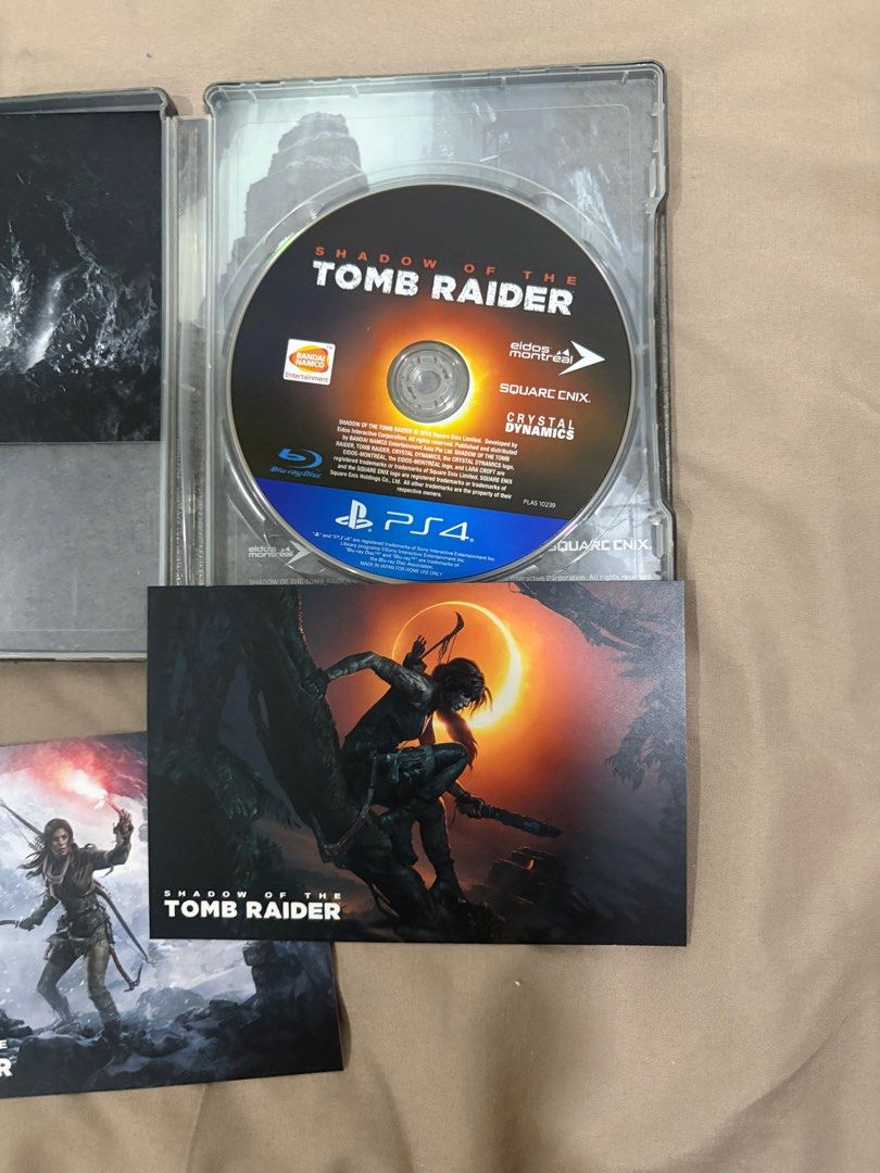 PS4 used disc Shadow of the Tomb Raider Limited Edition, Video Gaming ...
