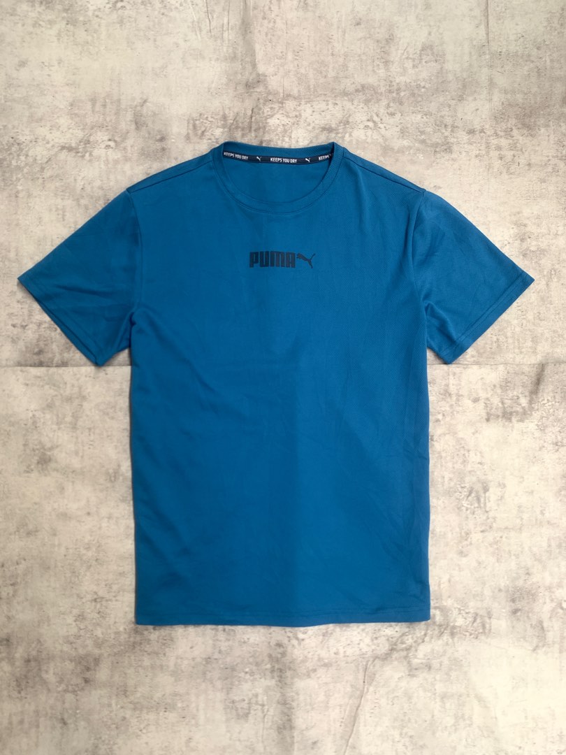 Puma center kaos jersey olahraga running lari sport gym trail run ...