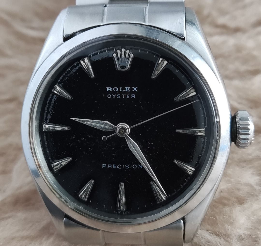 ROLEX Oyster PRECISION Ref 6480 MANUAL WIND Caliber 1210 34mm Mens ...