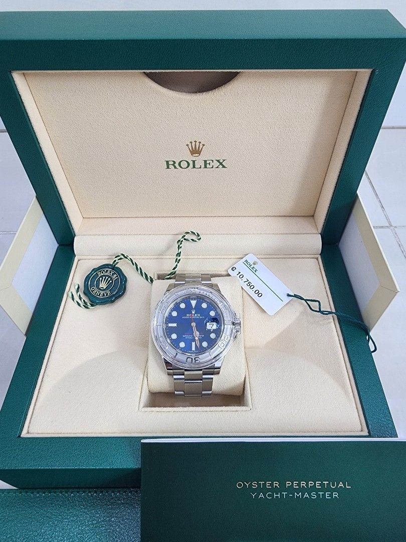 Rolex Yatch Master (Sunburst Blue) - 116622, Luxury, Watches on Carousell