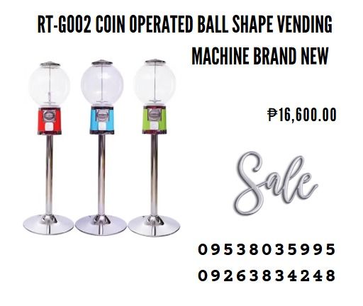RT-G002 coin operated ball shape vending machine brand new, Everything ...