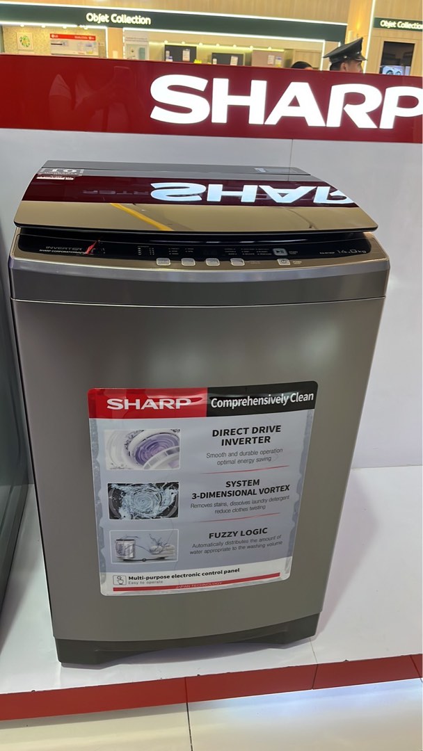 SHARP TOP LOAD AUTOMATIC WASHING MACHINE, TV & Home Appliances, Washing ...