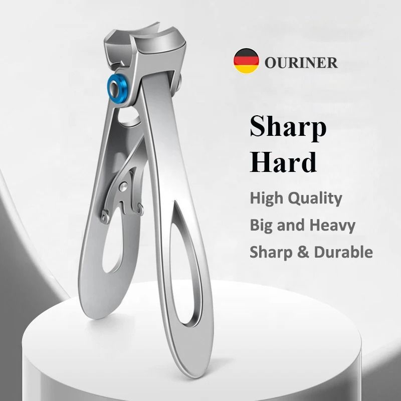 Stainless Steel Nail Clippers Cutter Trimmer Manicure Scissors Thick ...