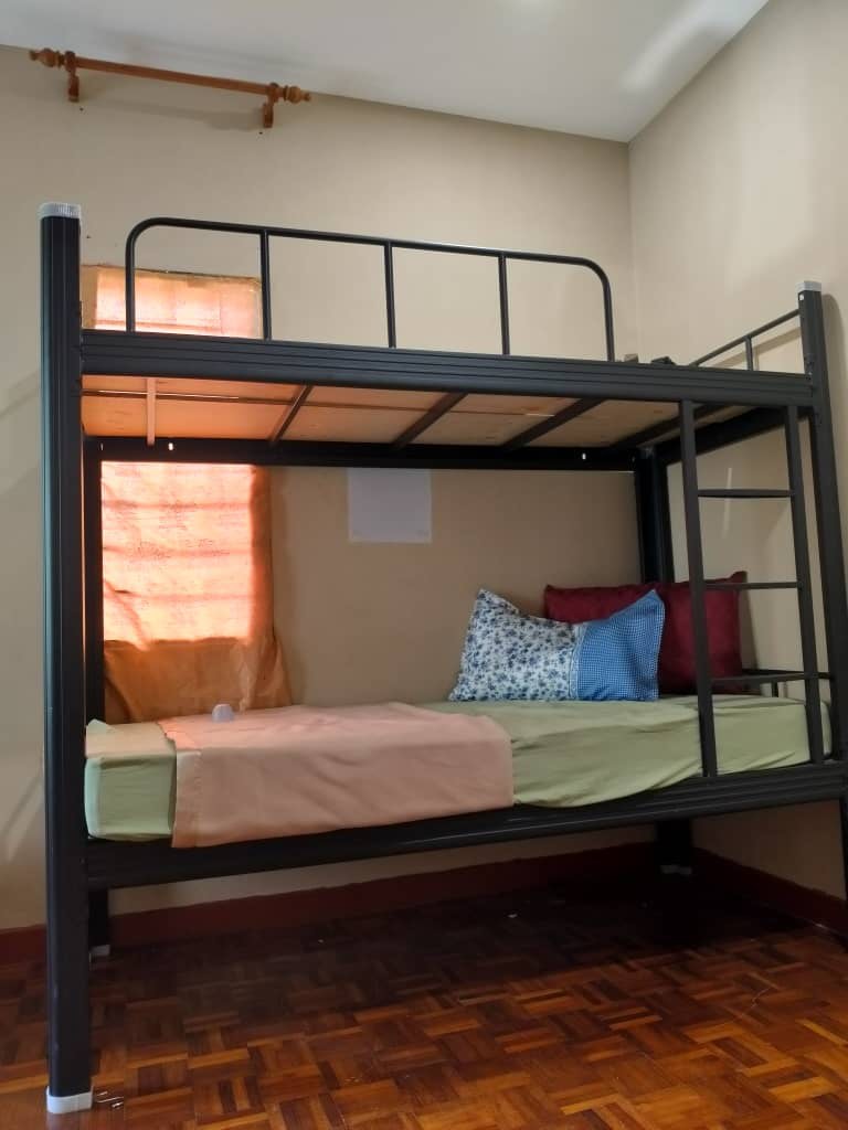 Thick Steel Double Decker Bed, Furniture & Home Living, Furniture, Bed ...