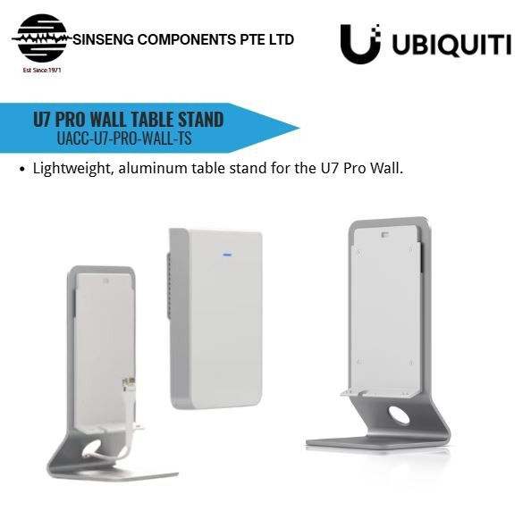 Ubiquiti Unifi UACC-U7-Pro-Wall-TS U7 Pro Wall Aluminum Table Stand ...
