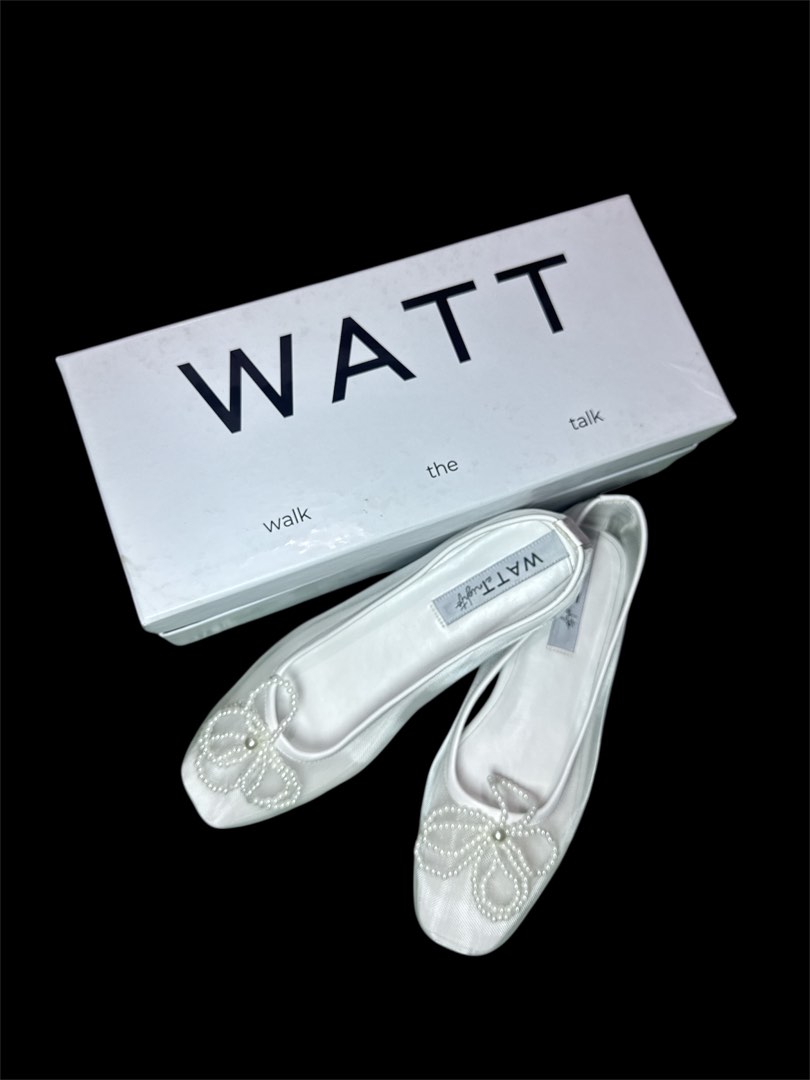 Watt hydra ladies flat ukuran 38 (23,5cm), Fesyen Wanita, Sepatu di ...
