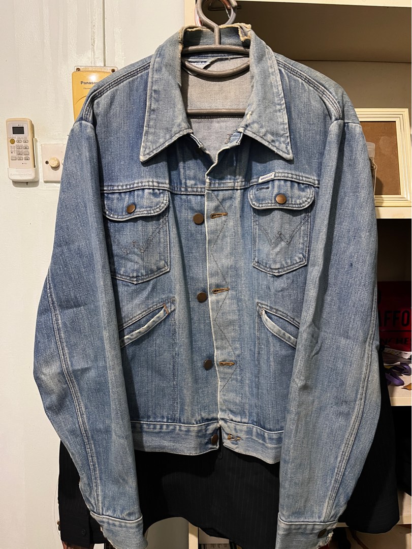 Wrangler vintage denim jacket, Men's Fashion, Coats, Jackets and ...