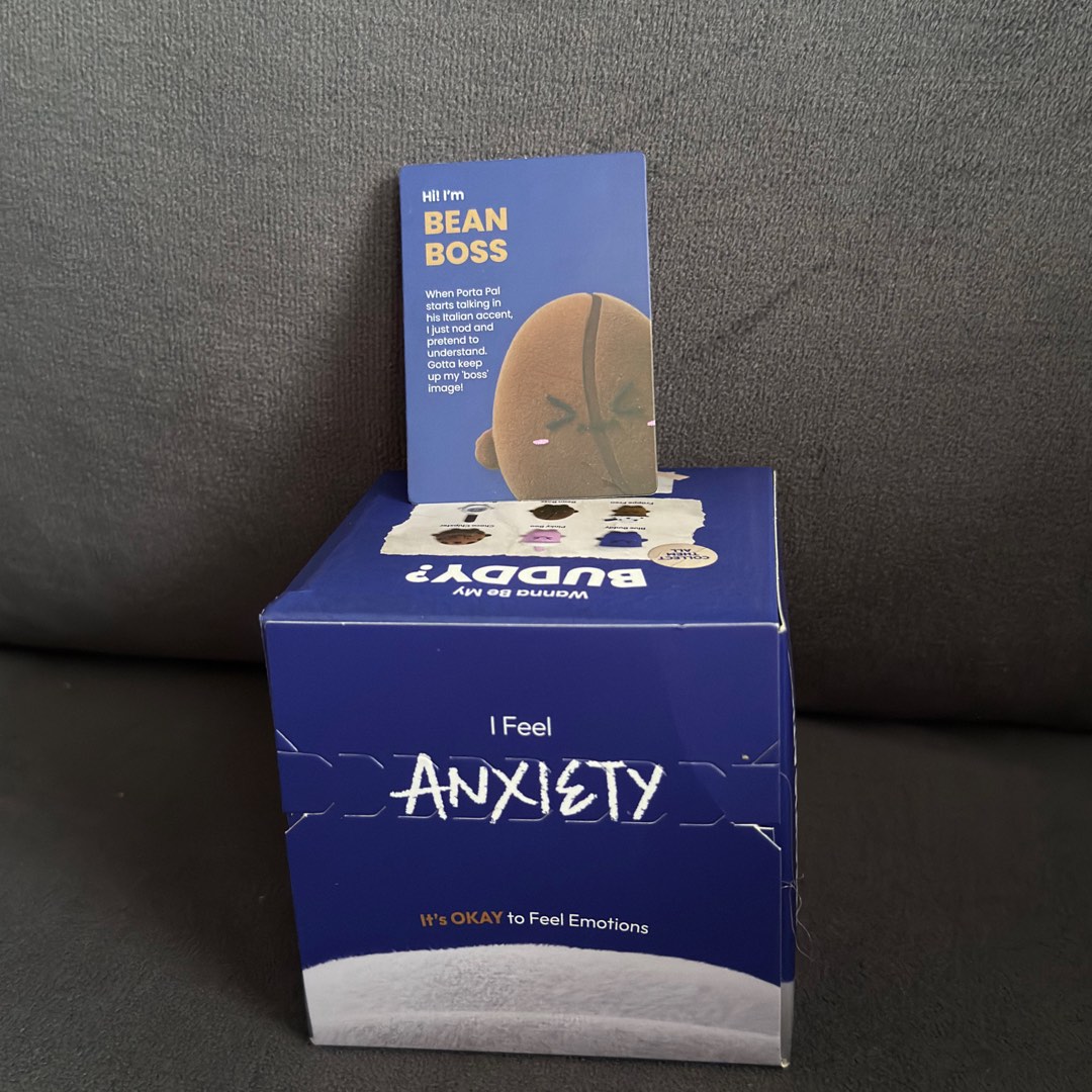 Zus Buddy Bean Boss Anxiety - Limited Edition, Hobbies & Toys ...