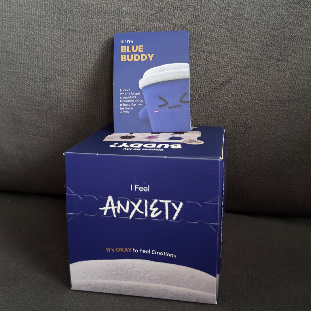 Zus Buddy Blue Buddy Anxiety - Limited Edition (SEALED), Hobbies & Toys ...
