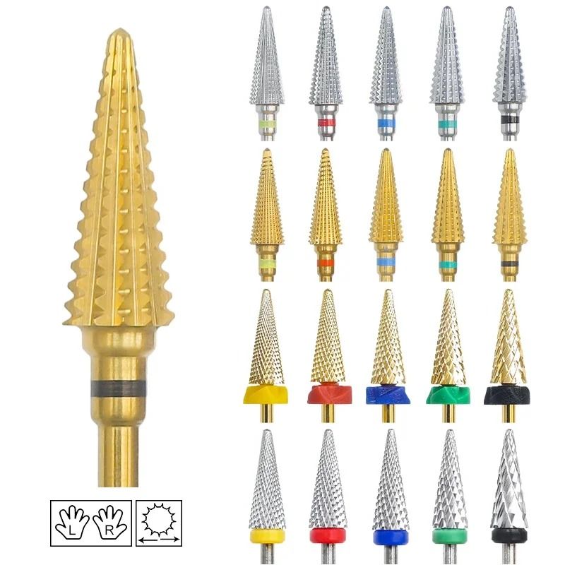 16mm Extra Long Triangle Cone Nail Drill Bits Tungsten Steel Carbide ...
