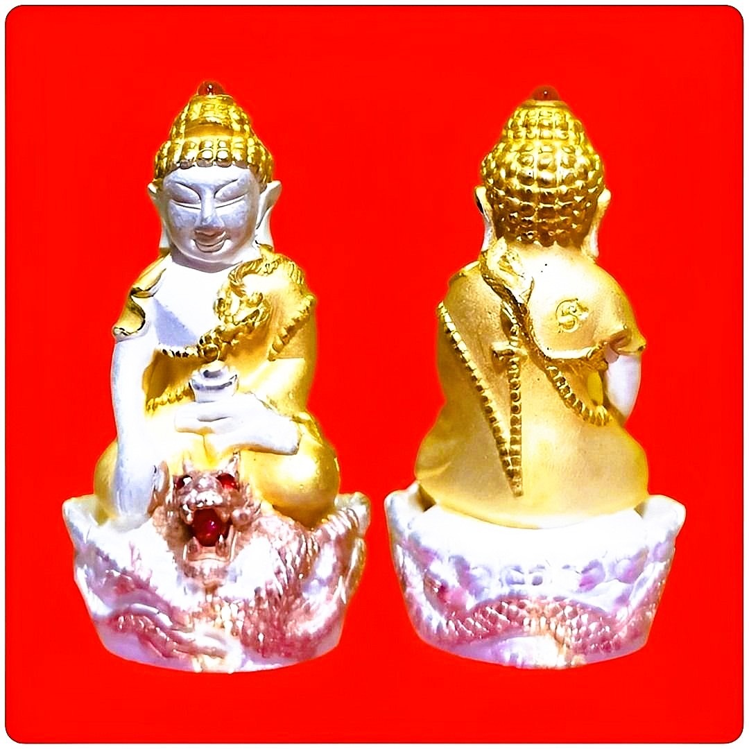 Phra Kring 3k Roop Lor/Medicine Buddha Sit on Dragon/Phra Kring Mang ...