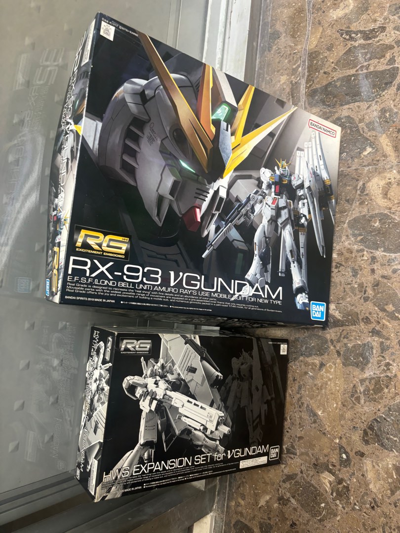 各$180 現貨 BANDAI RG HWS EXPANSION SET FOR NU GUNDAM 高達模型, 興趣及遊戲, 玩具 & 遊戲類 - Carousell