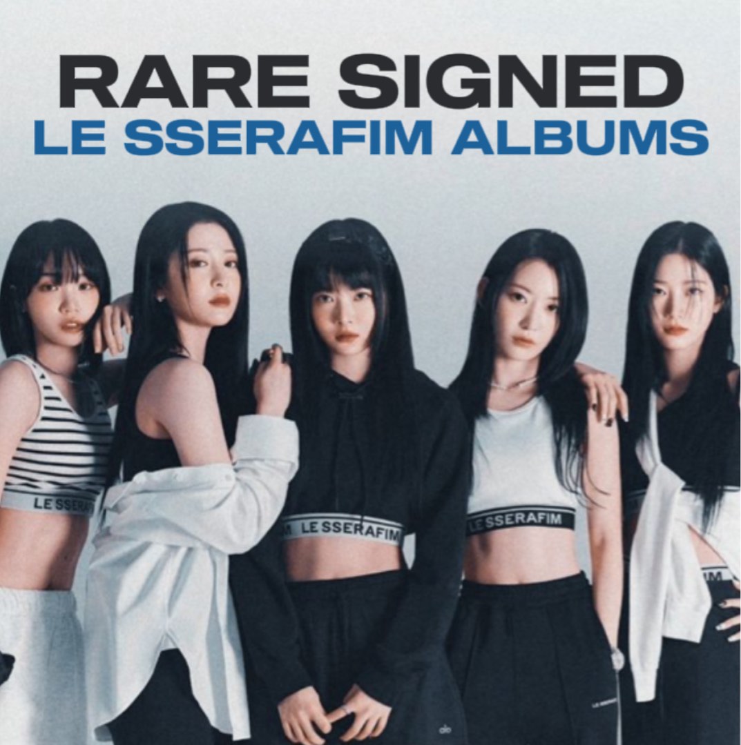 🚨 🔥 SUPER RARE OFFICIAL LE SSERAFIM SIGNED ALBUMS 🔥, Hobbies & Toys ...