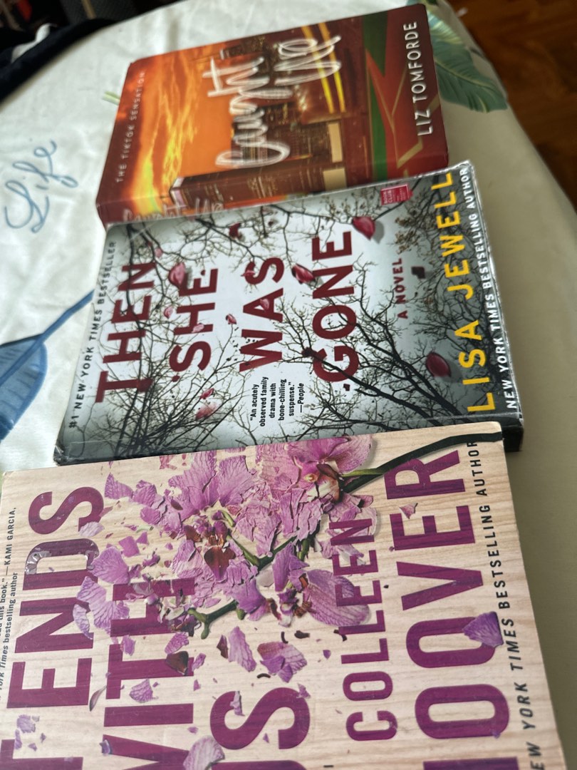 Books: Then She Was Gone, Ends With Us, and Caught Up Life, Hobbies ...