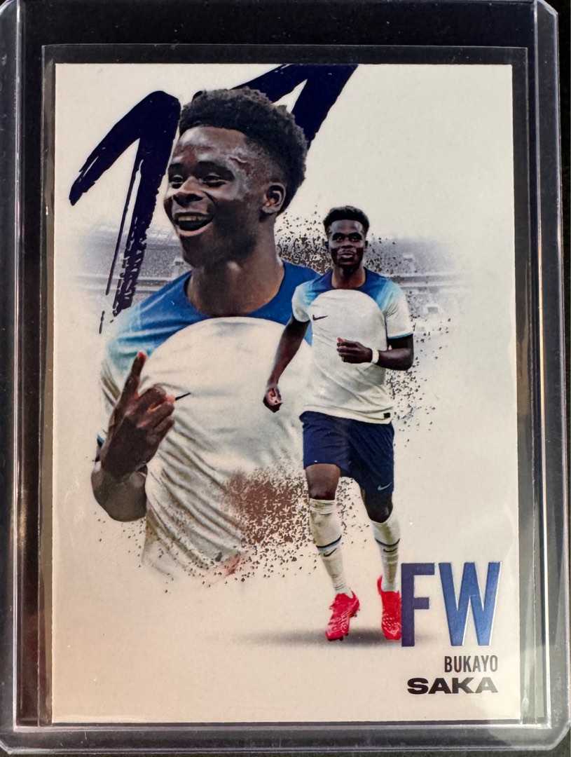 Bukayo Saka / England - 2024 Futera FX #/10, Hobbies & Toys, Toys ...