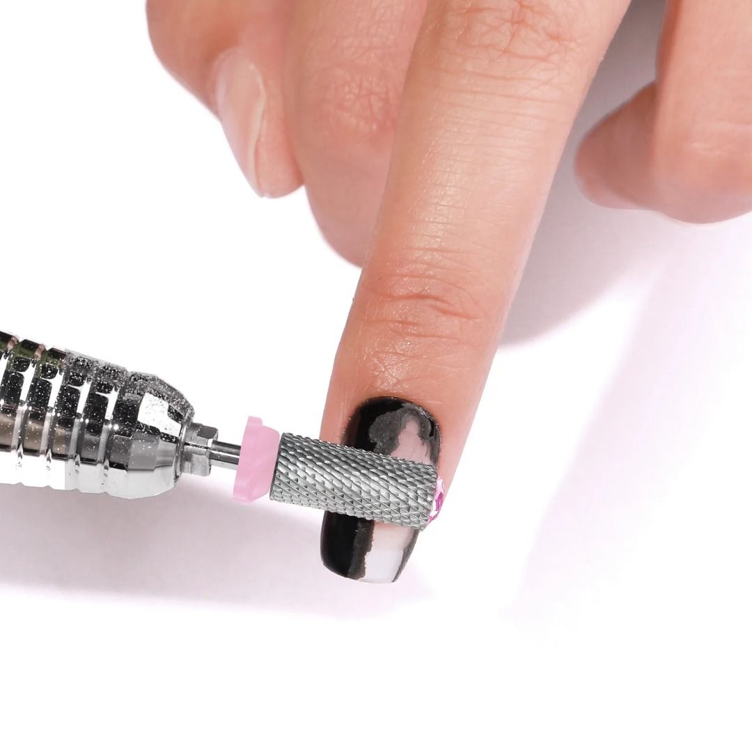 Carbide Nail Drill Bits Barrel Milling Cutter for Manicure Rhinestone ...