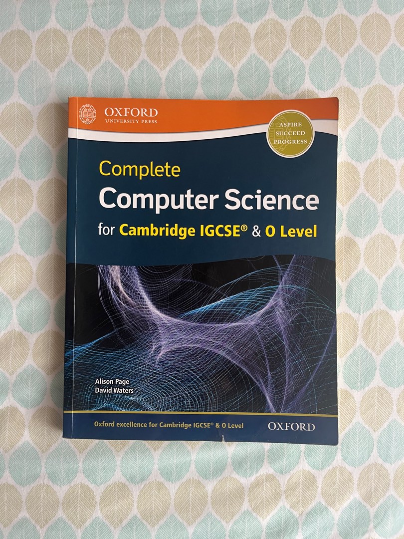 Computer Science Cambridge IGCSE Textbook, Hobbies & Toys, Books ...