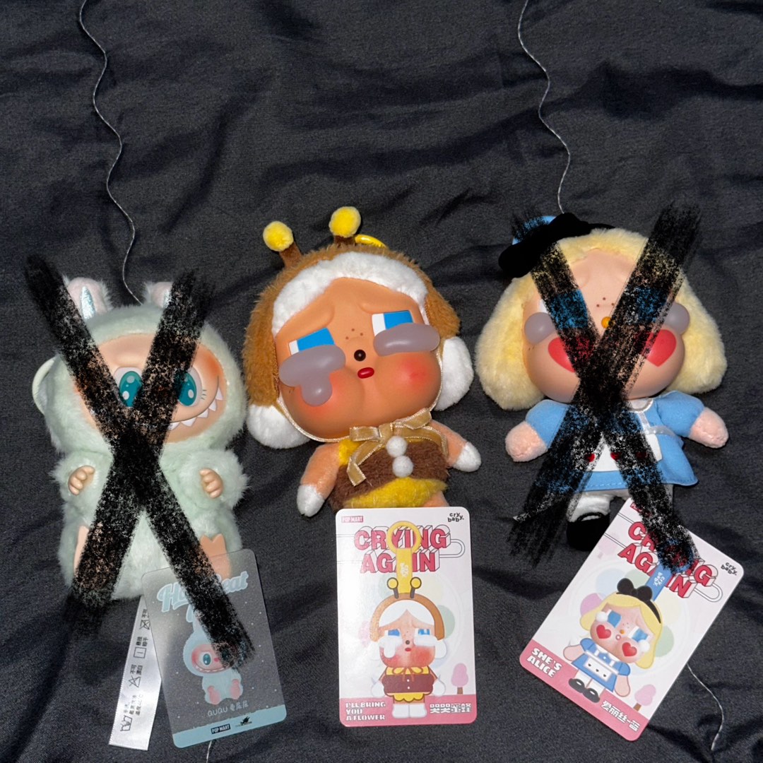 Crybaby Crying Again Alice & Bee / Labubu V2, Hobbies & Toys, Toys ...
