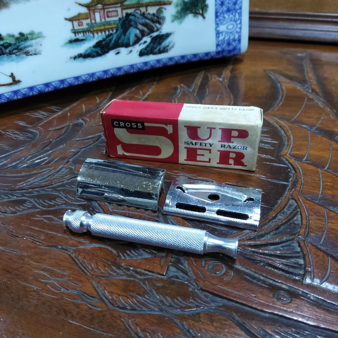 Cukuran Lawas Jadul Kuno - Vintage Cross Super Safety Razor 1960s ...