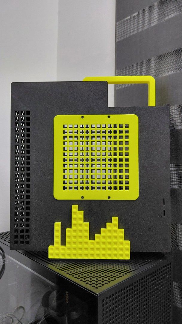 Custom 3D Printing MATX PC Case with FLEX PSU, Computers & Tech, Parts ...