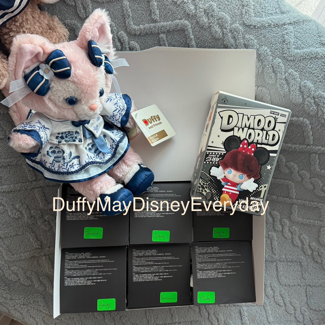 Dimoo x Disney Plush Keychain ORIGINAL from POPMART, Hobbies & Toys ...
