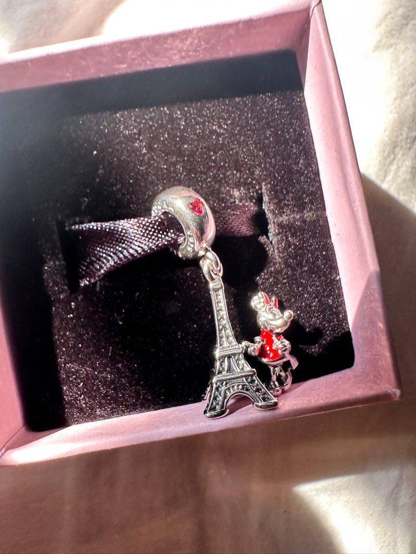 Disney x Pandora Minnie Mouse Eiffel Tower Charm, Women's Fashion ...